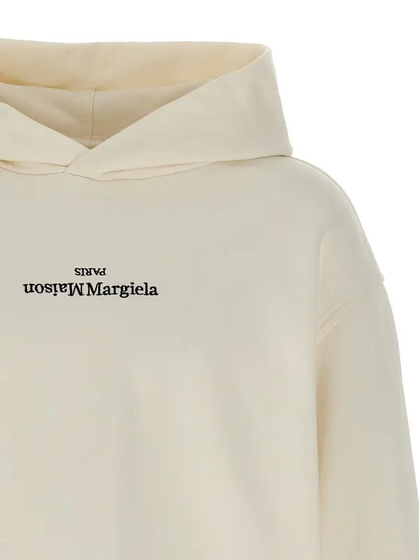 MAISON MARGIELA Logo Embroidered Hoodie