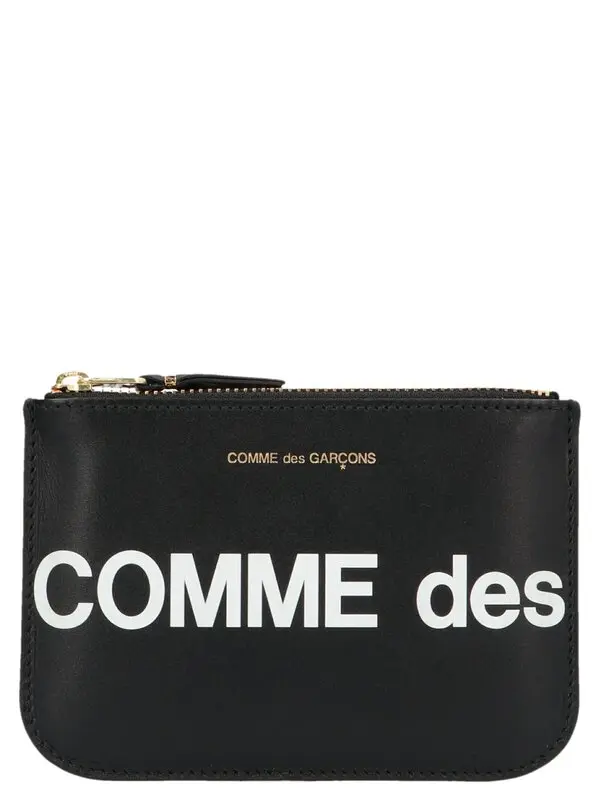 Comme Des Garçons Huge Logo' Purse - White/black