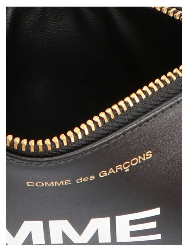 Comme Des Garçons Huge Logo' Purse - White/black