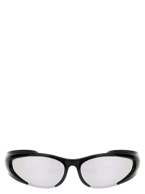 Balenciaga Reverse Xpander Rectangle Sunglasses - Black