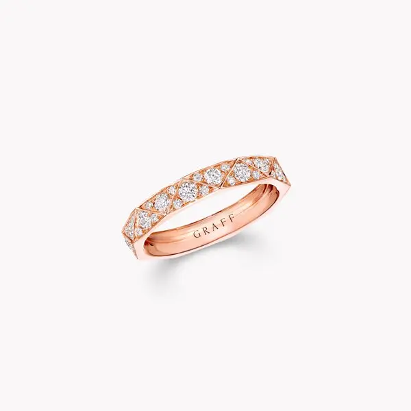 Graff Laurence Signature Diamond Band - Rose Gold