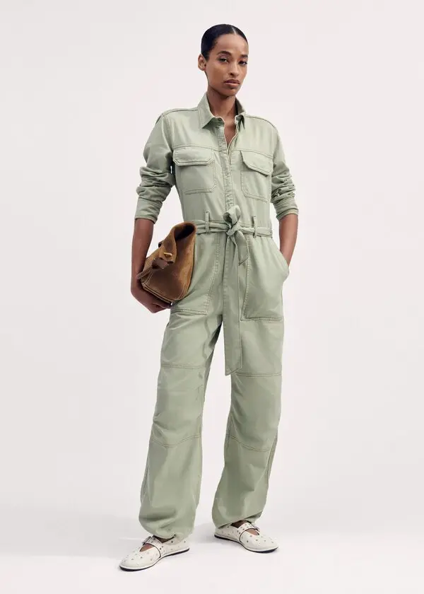 ME+EM Utility Jumpsuit - Sage