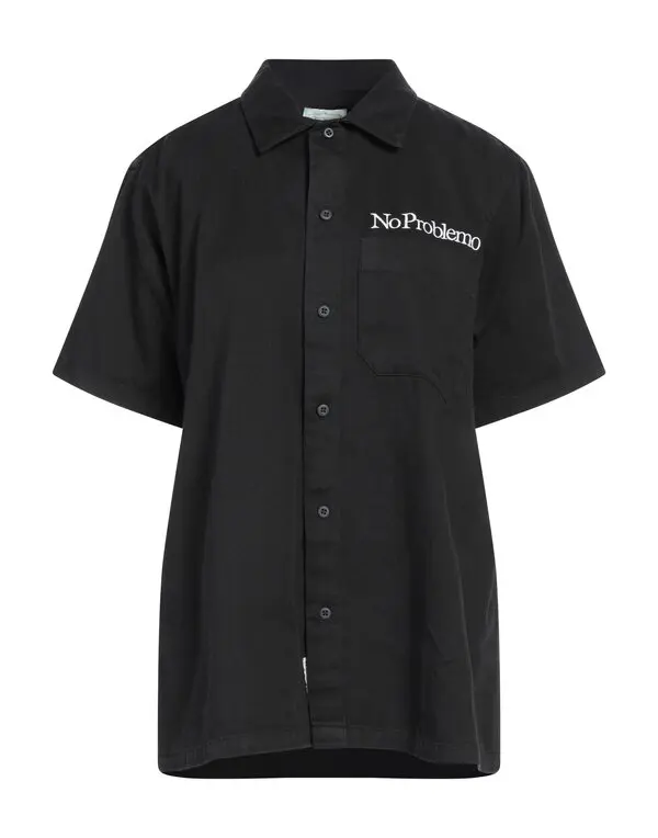 Aries Shirt Size Cotton - Black