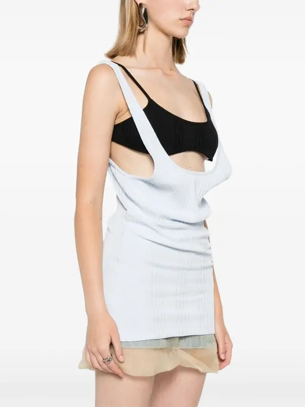 Attico Layered Tank Top - Blue