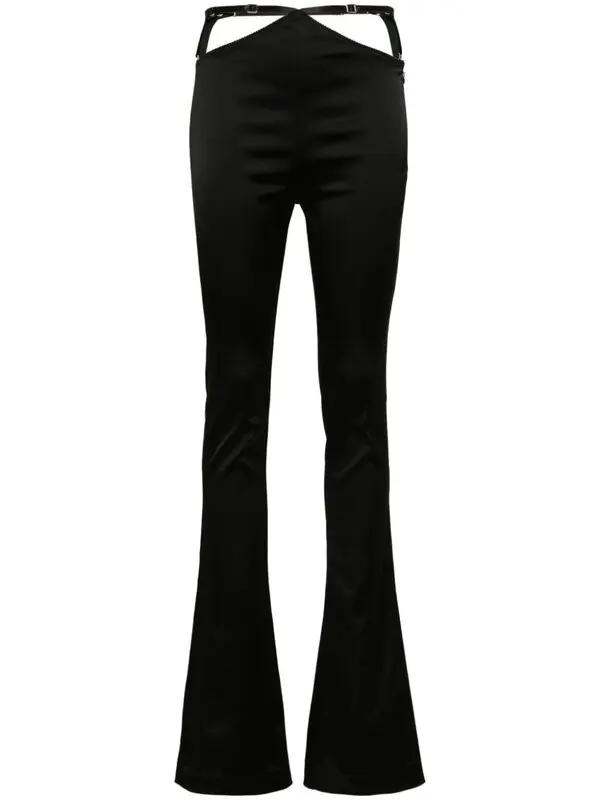 Attico Cut-out Flared Trousers
