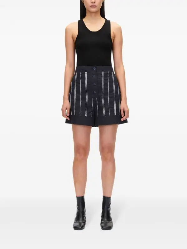 3.1 Phillip Lim Wave-stitching Thigh-length Shorts