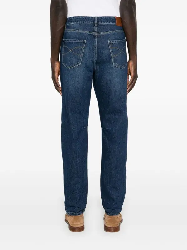 Brunello Cucinelli Slim-fit Jeans - Blue