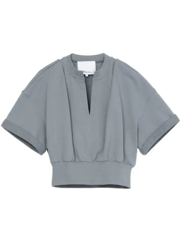 3.1 Phillip Lim V-neck T-shirt - Blue