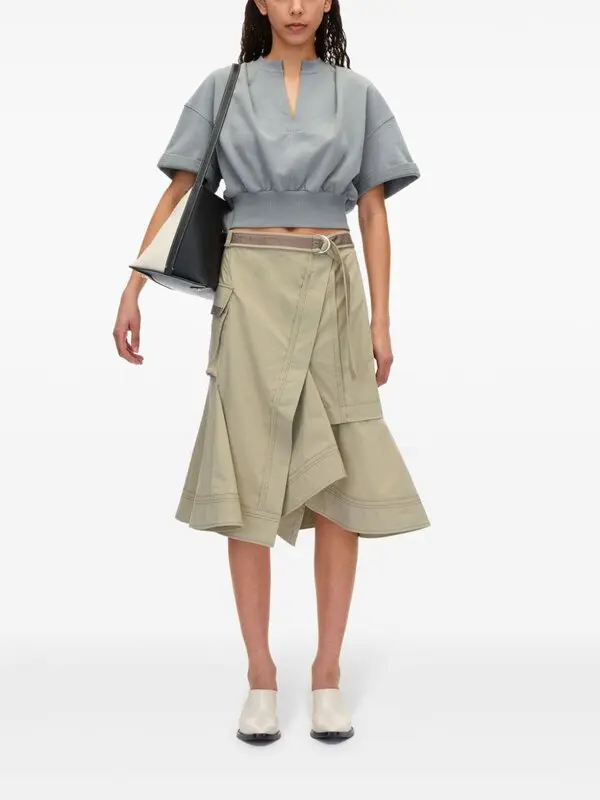 3.1 Phillip Lim V-neck T-shirt - Blue