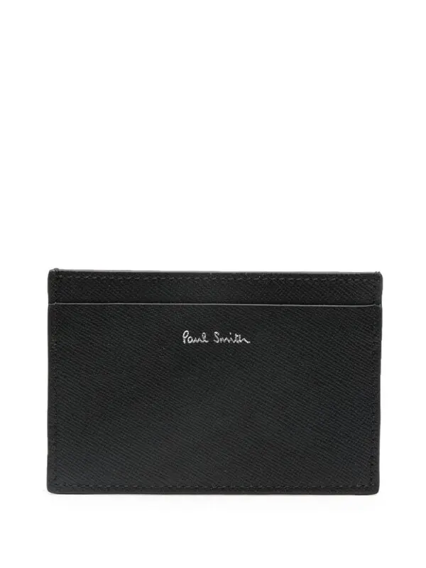 Paul Smith Stripe Balloon Mount Fuji-print Card Holder - Black