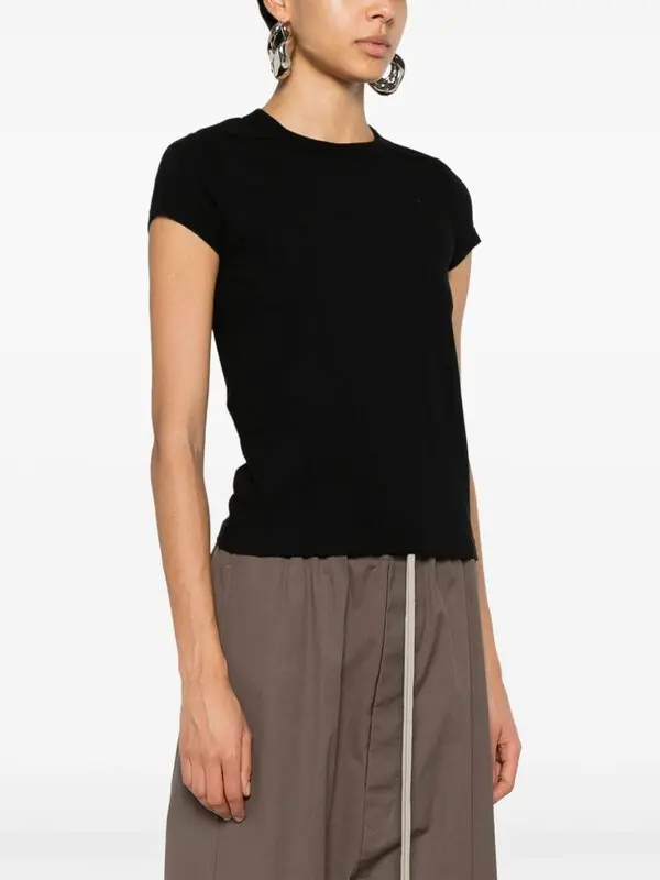 Rick Owens Level Cropped T-shirt - Black