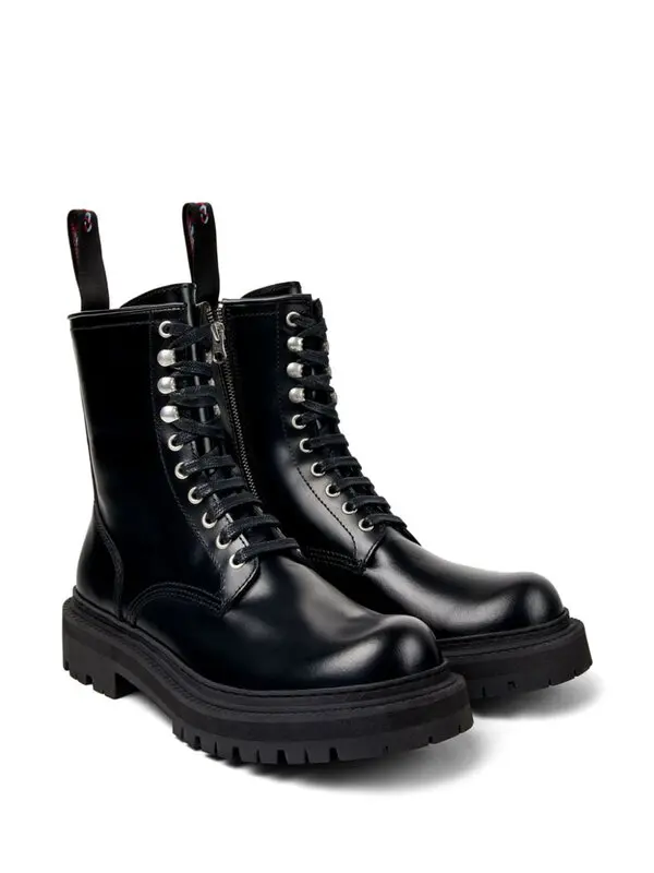 Camper Eki Leather Biker Boots