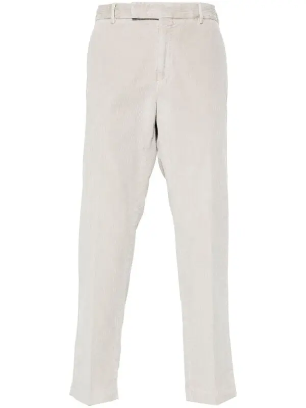 PT TORINO Mid-rise Corduroy Tapered Trousers