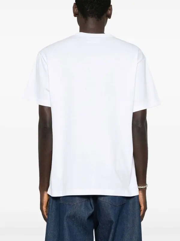 Versace Logo-print Cotton T-shirt - White