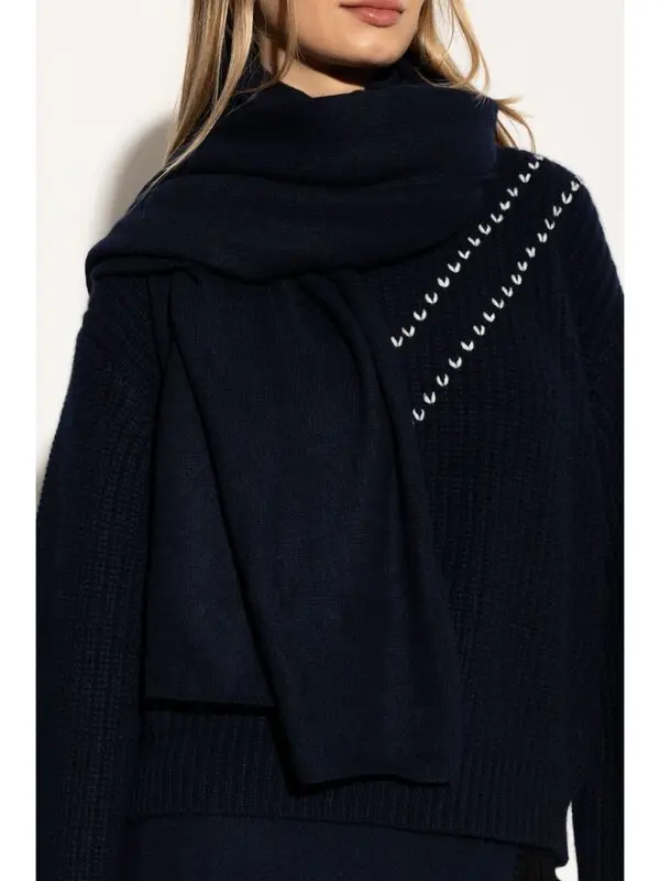 LISA YANG The Paris Cashmere Scarf - Blue