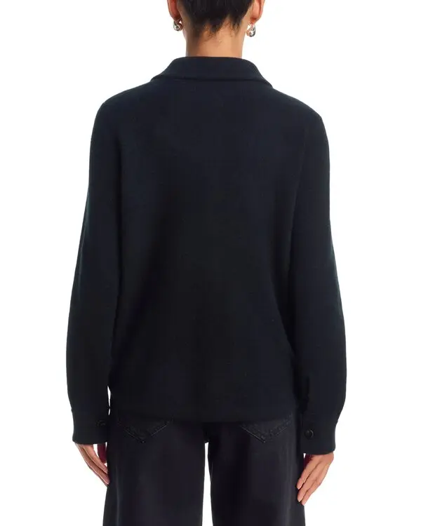 Aqua 100% Cashmere Button Down Shirt