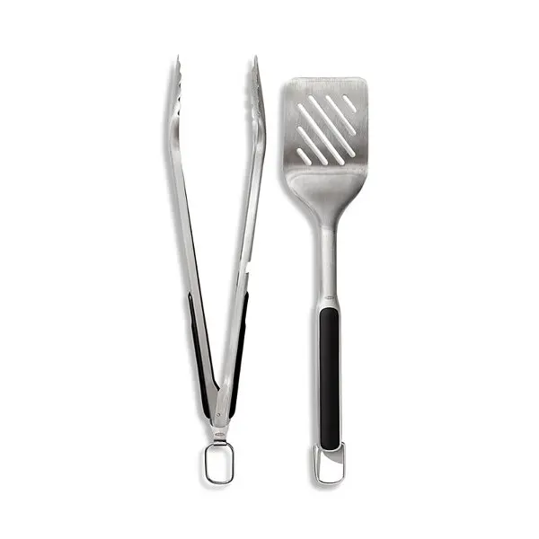 OXO Good Grips Grilling Turner And Tongs Set - Silver