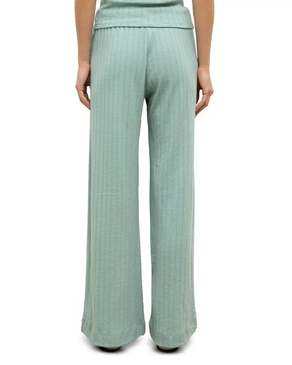 LESET Pointelle Boxer Pants - Eucalyptus