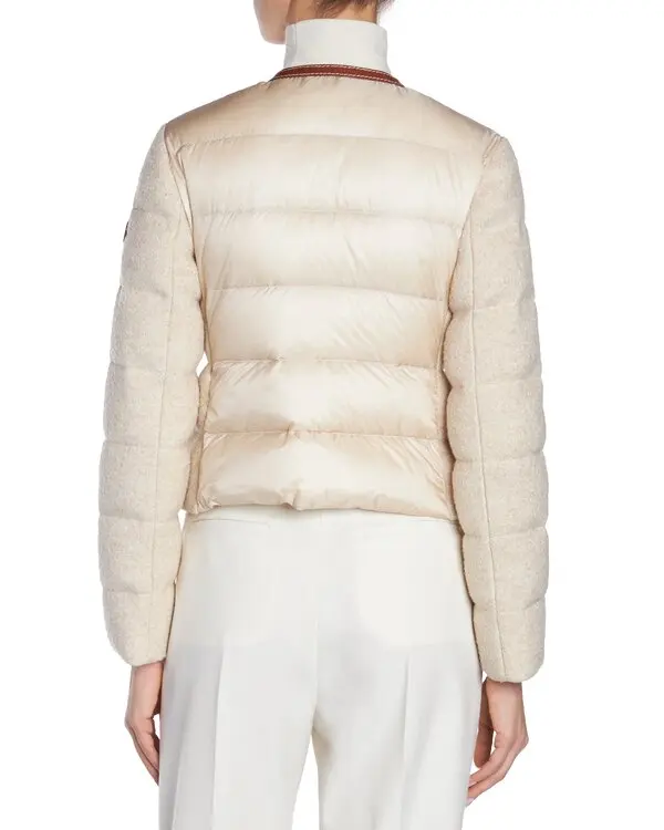 Moncler Serinde Boucle Down Jacket - Soft Beige