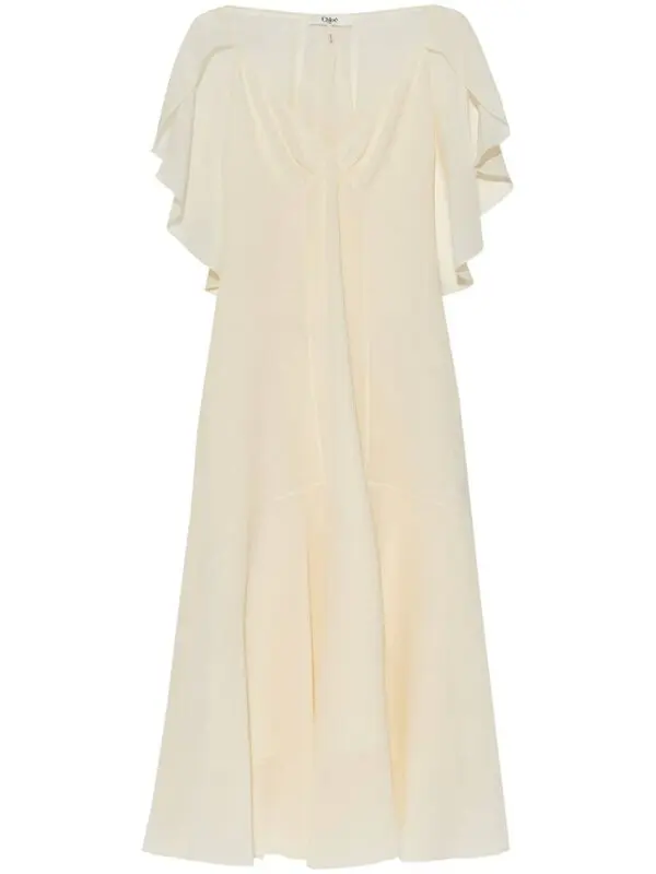Chloé Paneled Midi-dress