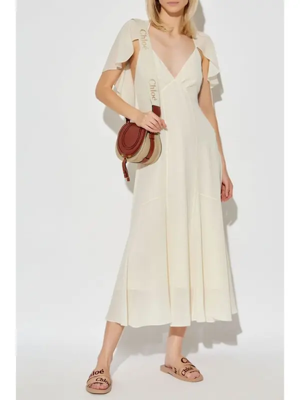 Chloé Paneled Midi-dress