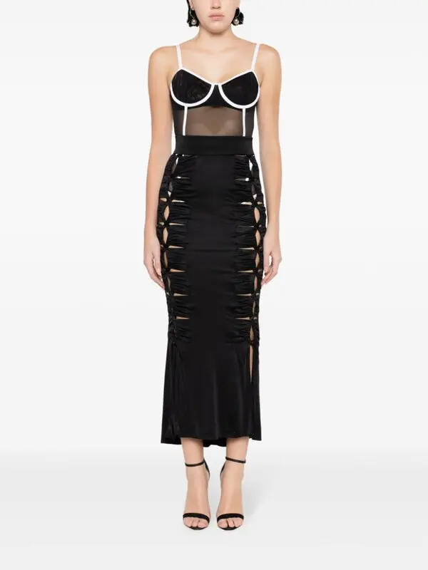 Galvan Vertebrae Maxi Skirt