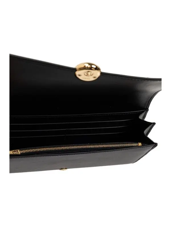Loewe Logo-plaque Leather Wallet - Black
