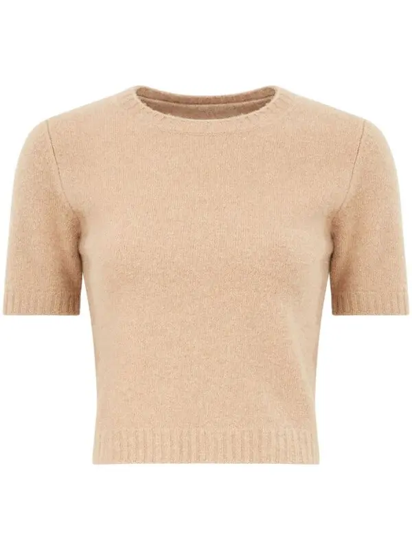 MAISON MARGIELA Cropped Wool Jumper
