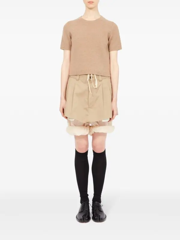 MAISON MARGIELA Cropped Wool Jumper