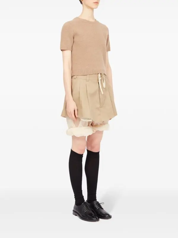 MAISON MARGIELA Cropped Wool Jumper