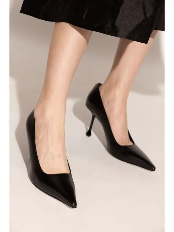 JIMMY CHOO Ixia 80 Pointed-toe Pumps - Black