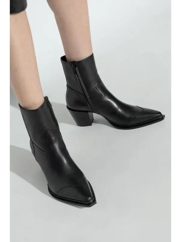 JIMMY CHOO Cece Leather Boots - Black