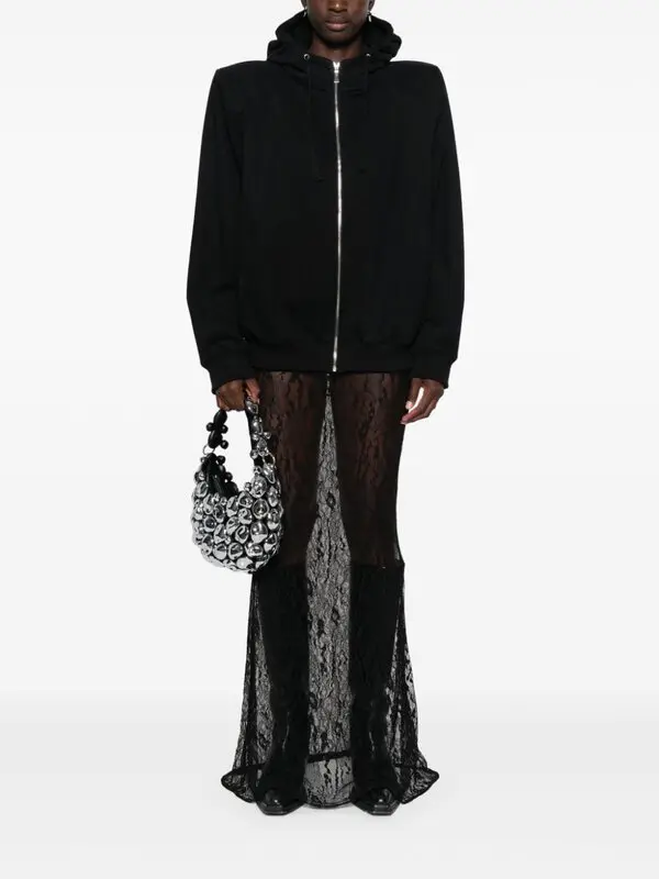ALMAZ Shoulder-pads Cotton Hoodie