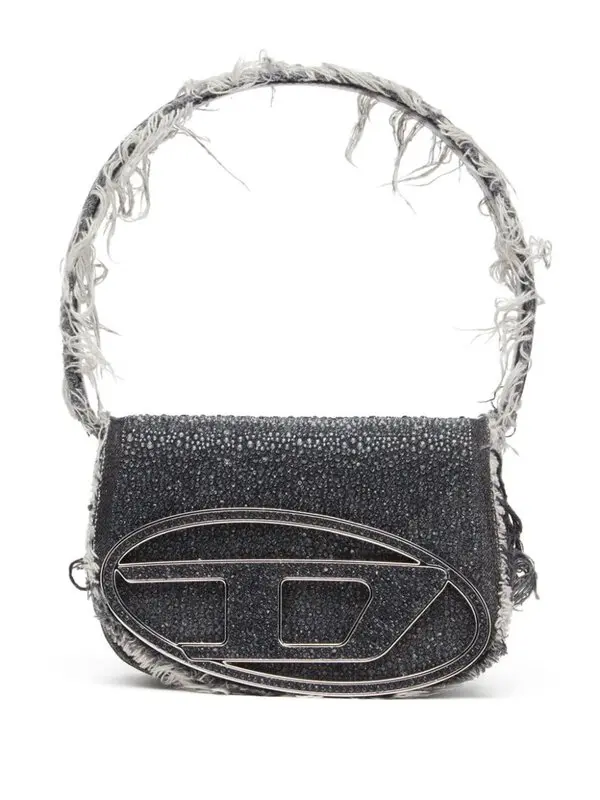 Diesel 1dr Xs-Iconic Mini Denim Bag - Black - 50% Off