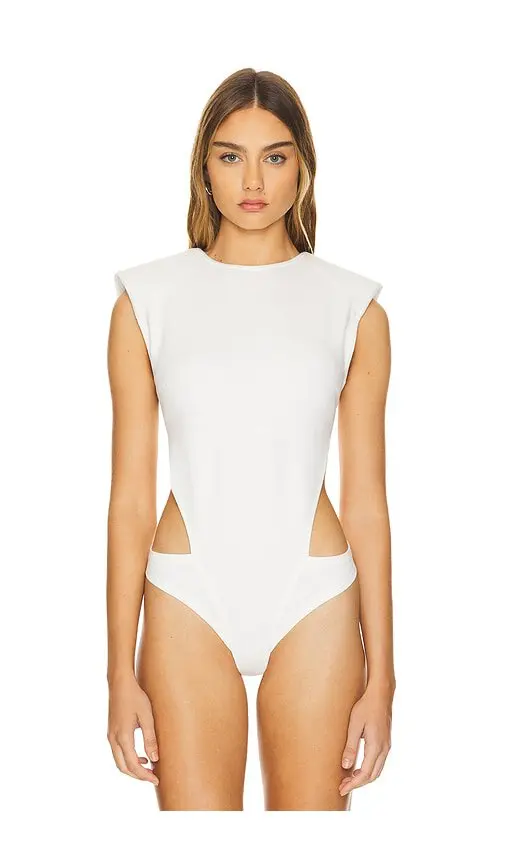 Nonchalant Label Calder Bodysuit In White - 58% Off | Editorialist