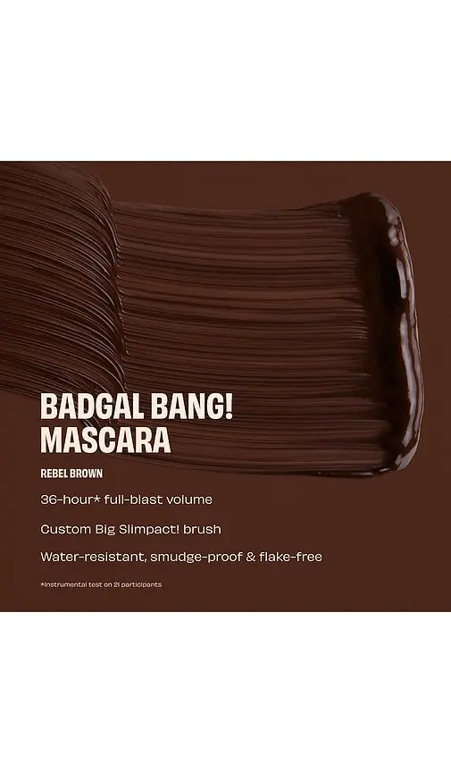 BENEFIT COSMETICS Badgal Bang! Mascara - Rebel Brown