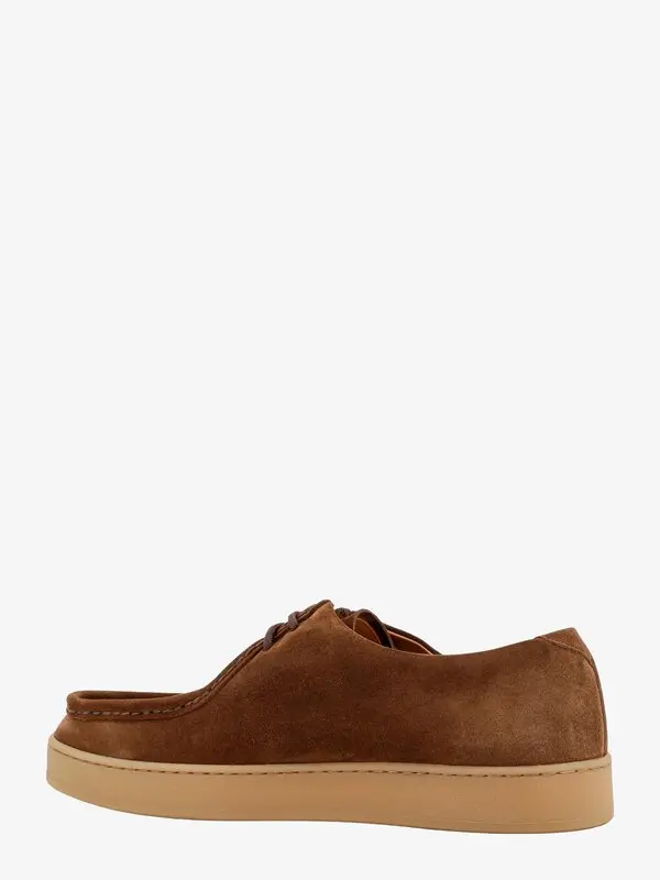 Church's Suede Lace-up Shoe With Embossed Logo