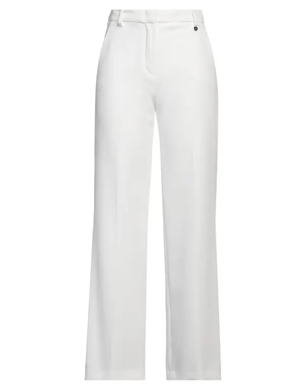 LIU •JO Wide-leg Stretch Trousers - White