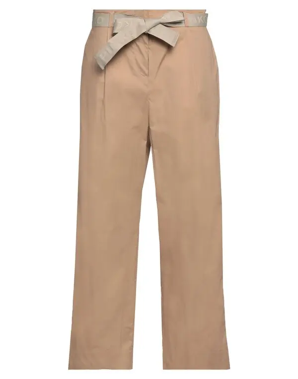 Pinko Wide-leg Pants With Appliqués And Belt