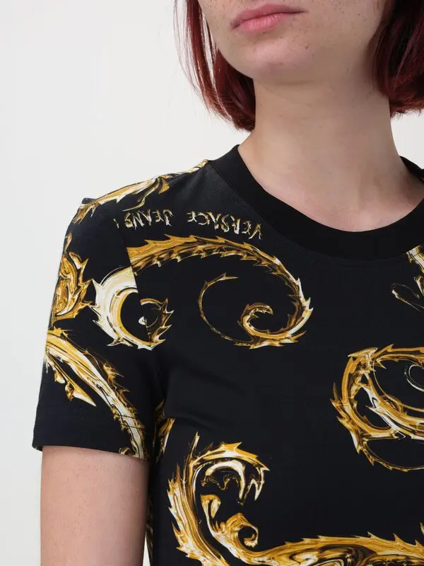 Versace Graphic Print T-shirt - Black