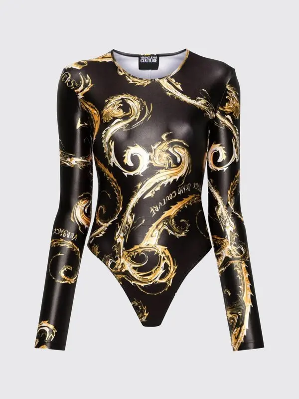 Versace Long Sleeve Top - Black