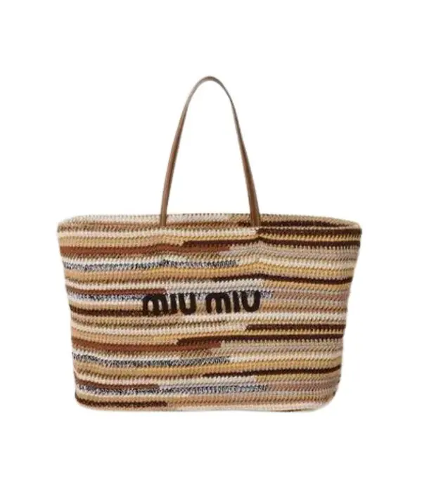 Miu Miu Crochet Tote Bag