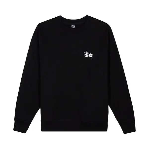 StÜssy Basic Crew - Black