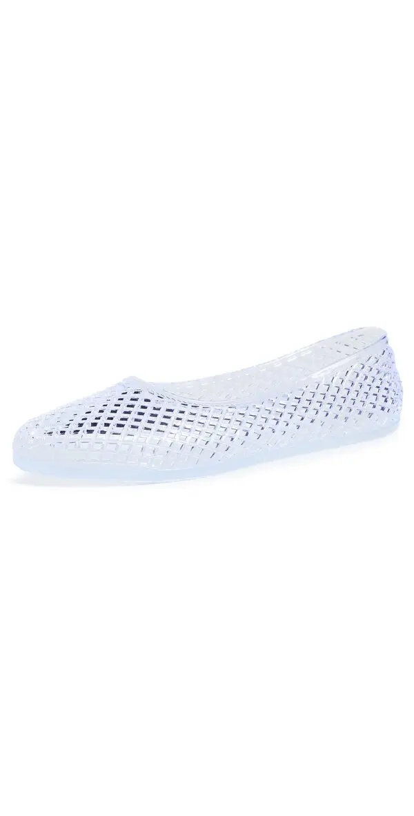 ANCIENT GREEK SANDALS Iro Jelly Flats - Clear