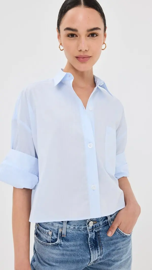 TWP Next Ex Shirt - Baby Blue