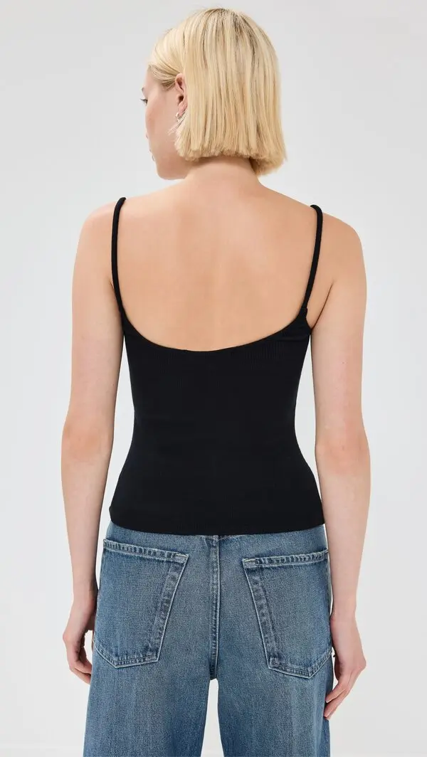 PERFECTWHITETEE Ribbed Skinny Tank