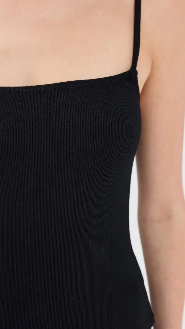 PERFECTWHITETEE Ribbed Skinny Tank