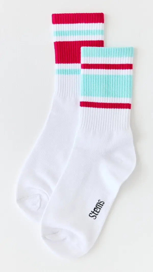 STEMS Striped Crew Socks