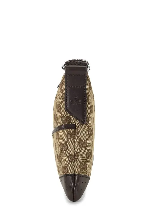Gucci Original Gg Canvas Perforated Messenger Bag