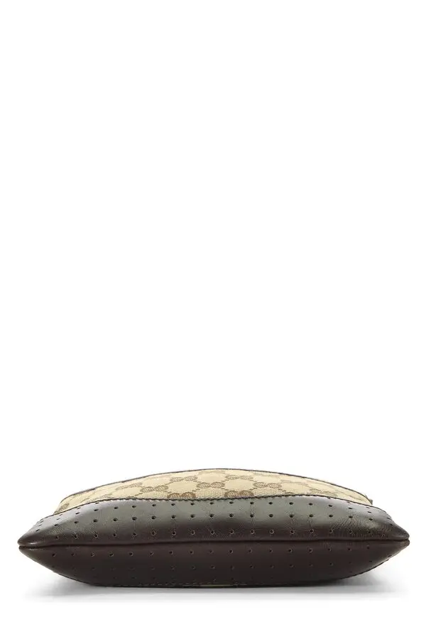 Gucci Original Gg Canvas Perforated Messenger Bag